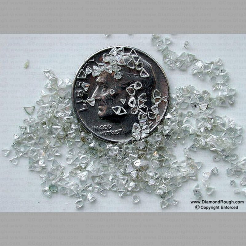 Rough Diamond Parcel (Macle Crystals w/ High Quality Symmetry) - Small ...