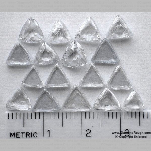 Natural Rough Diamond Parcel (Macle Crystals) – (R9-04)