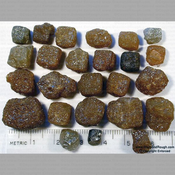 Congo Diamonds - Rough Diamond Parcel (Cube Crystals) - (R3-01 ...